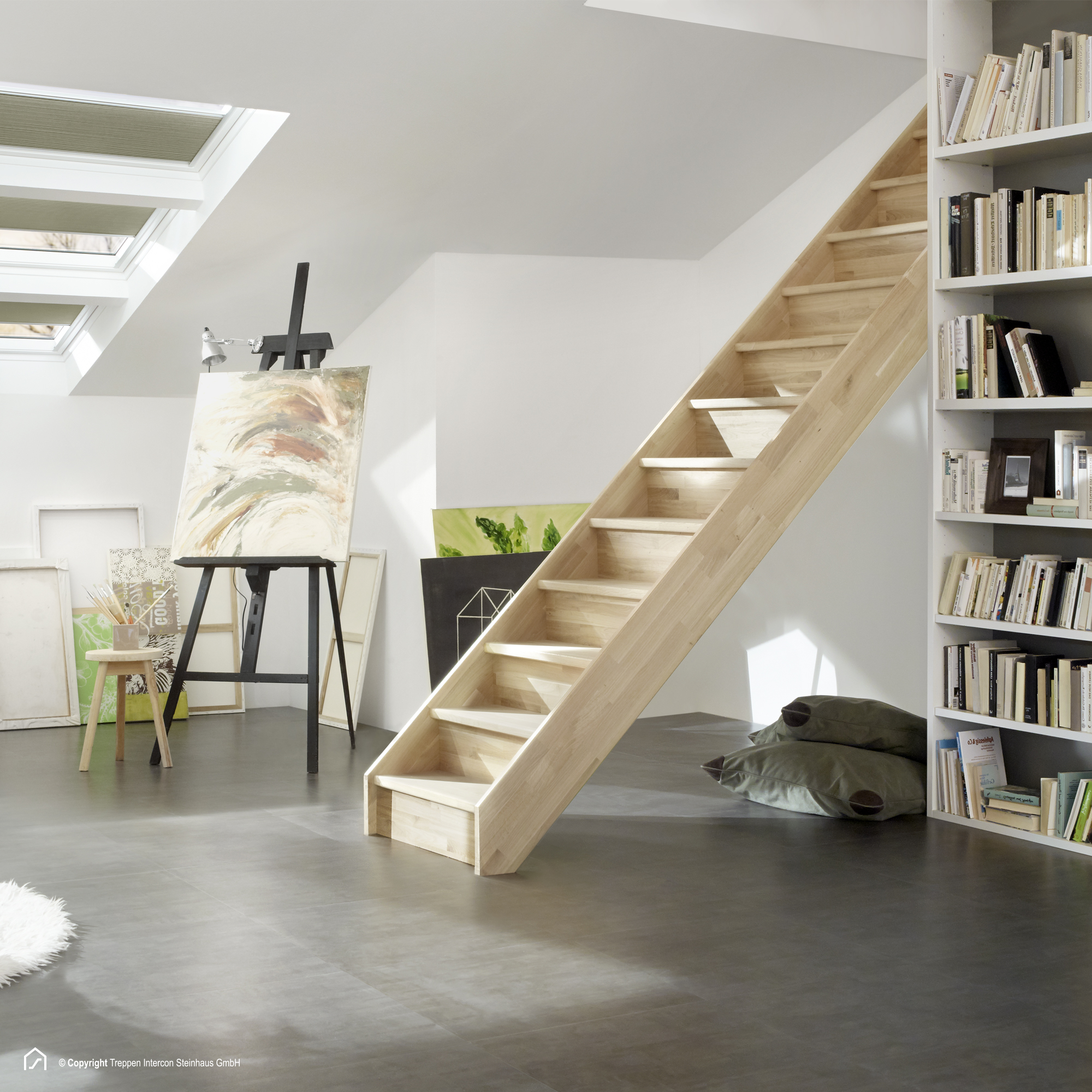 Massivholztreppen und Holztreppen | Treppen Intercon | Treppen Intercon